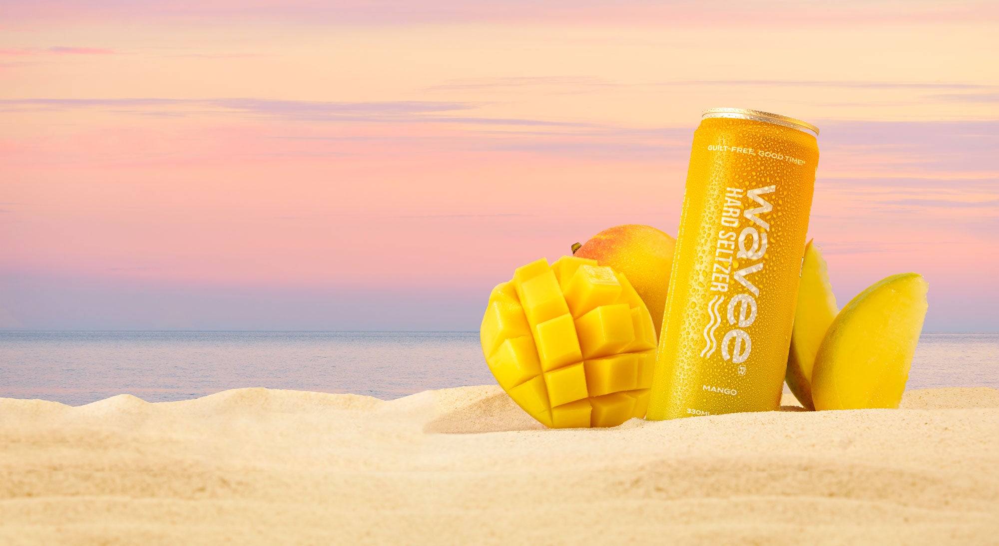 Mango Seltzer – The Tropical One | Wavee Seltzer – Wavee Hard Seltzer
