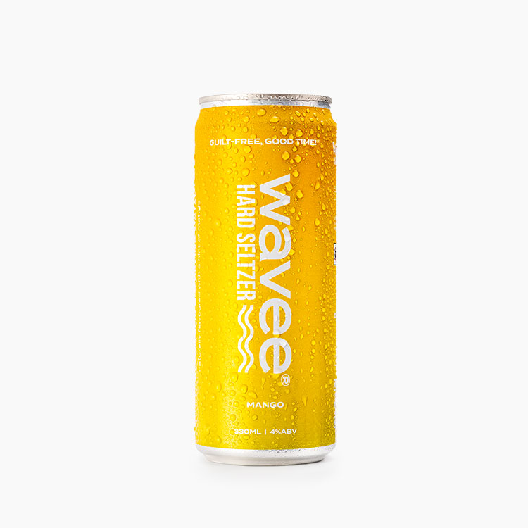 Mango Seltzer – The Tropical One | Wavee Seltzer – Wavee Hard Seltzer